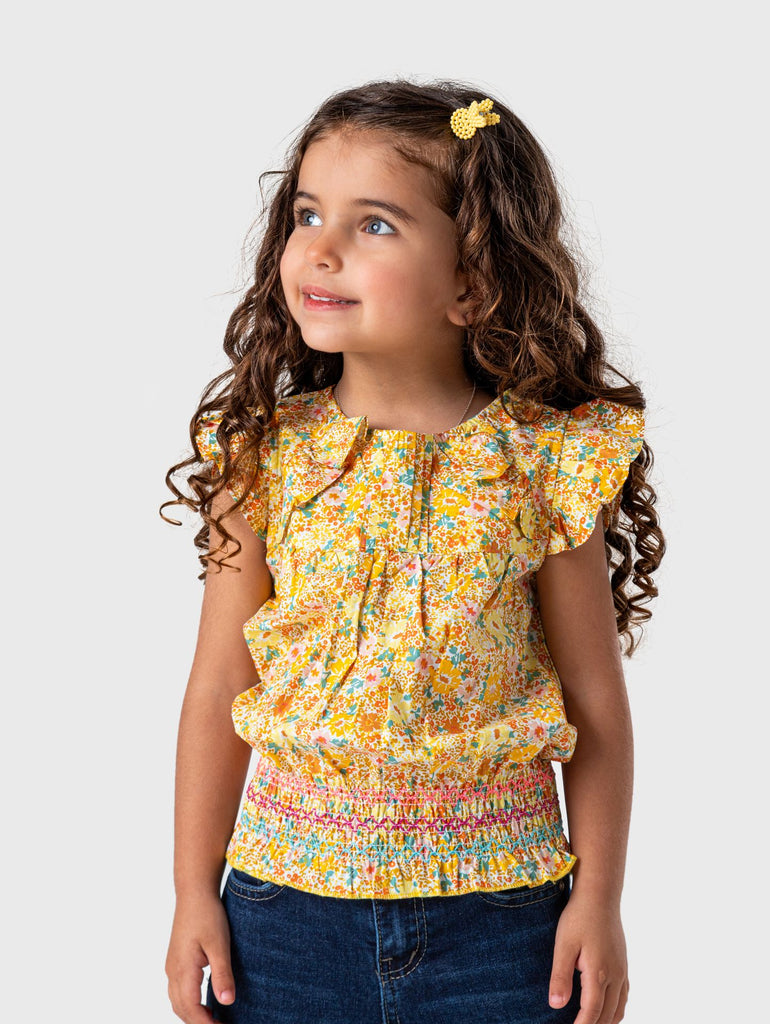 Floral Ruffles Blouse – Ninos Kids store